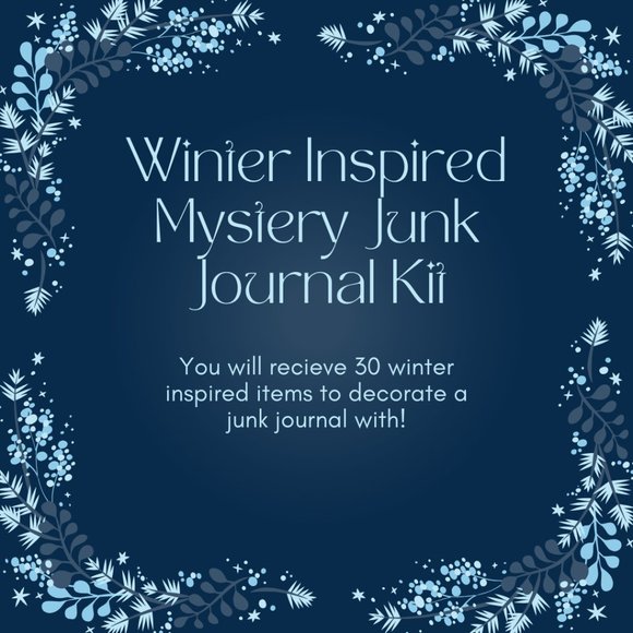 Office | Winter Inspired Junk Journal Kit | Poshmark